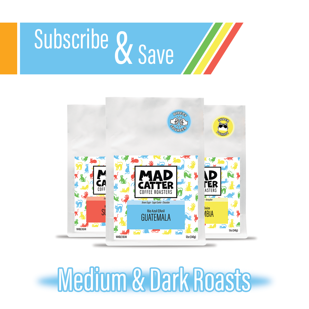 Coffee Subscription - Medium & Dark Roasts – Mad Catter Coffee Roasters